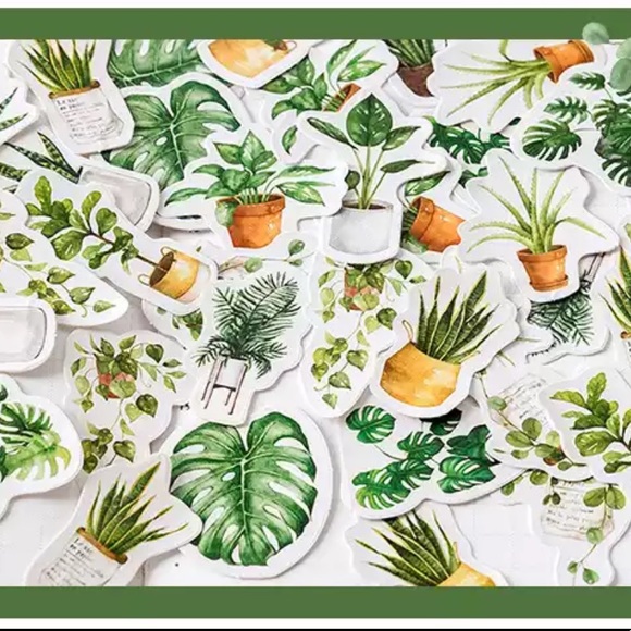 Office | New Set Of 45 Plant Stickers | Poshmark